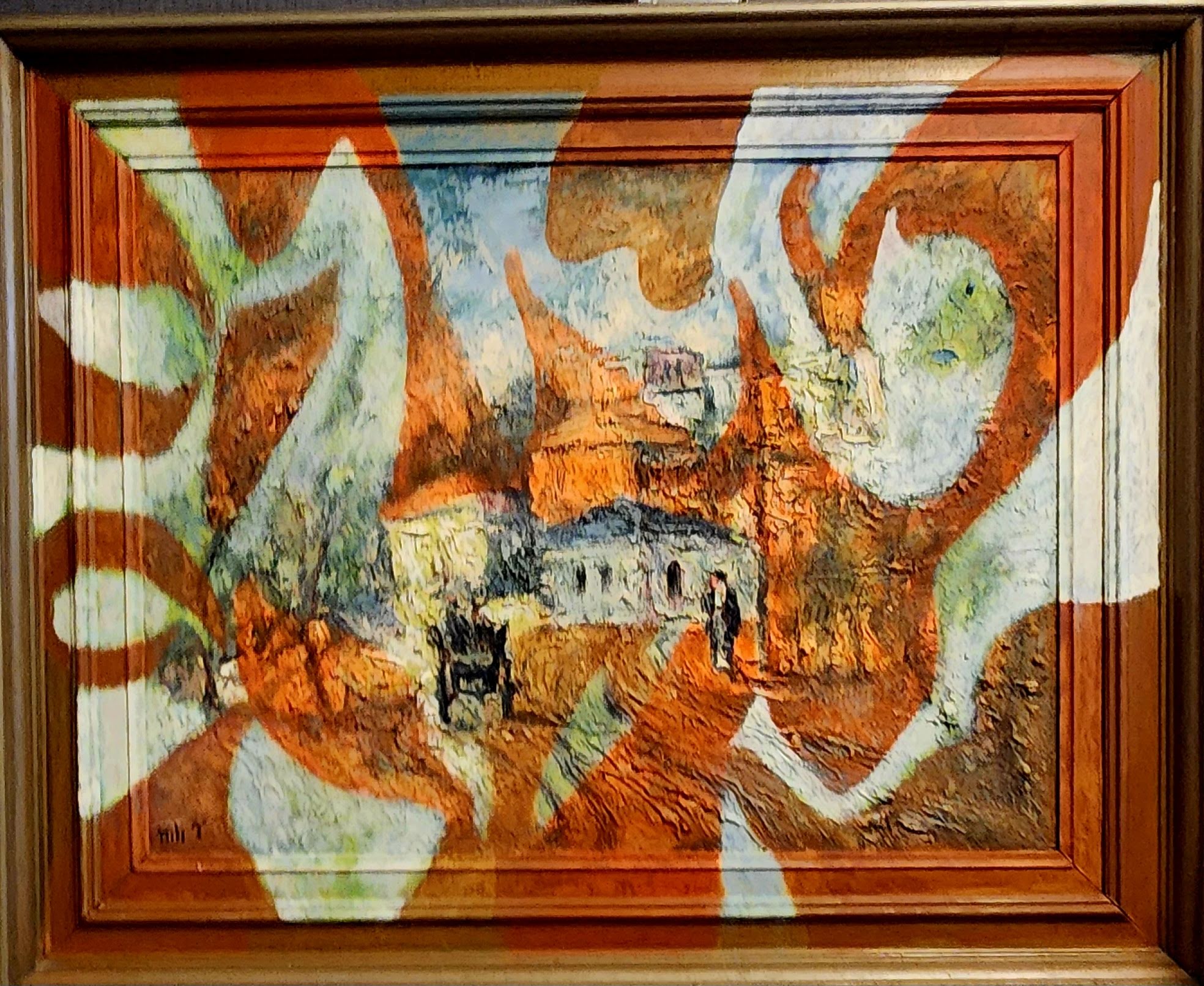 (1)Translucent layered paintings – Nili Tochner Art Gallery